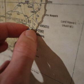 Push Pin Maps - Canvas Wall Maps