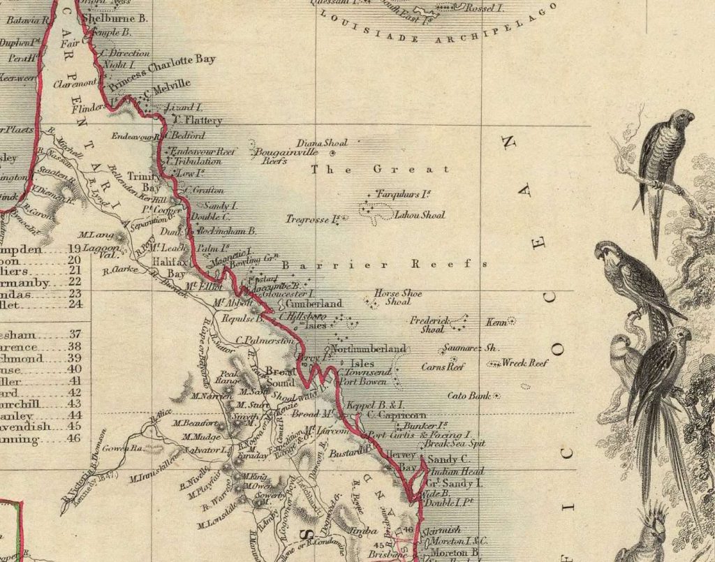 Old map of Australia - Canvas Wall Maps