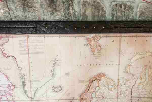 Rare Historic Map Of The World - Canvas Wall Maps